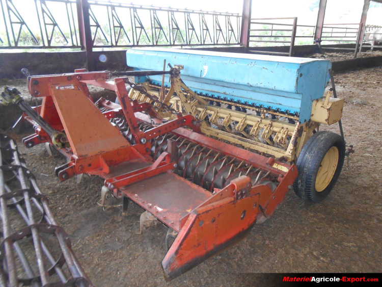 Kuhn Hr 301 + semoir Sulky, combiné de semis d'occasion, 3m, Vendée.