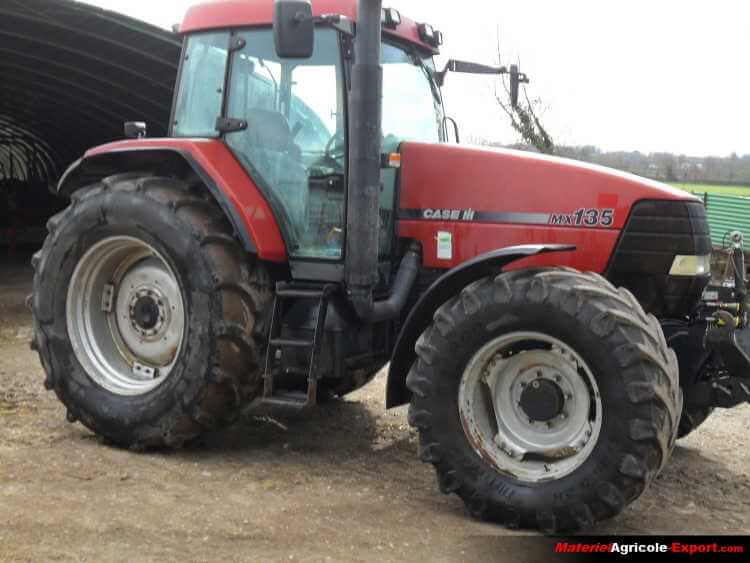 CASE IH MX 135, tracteur agricole d’occasion à vendre, Poitou Charentes.